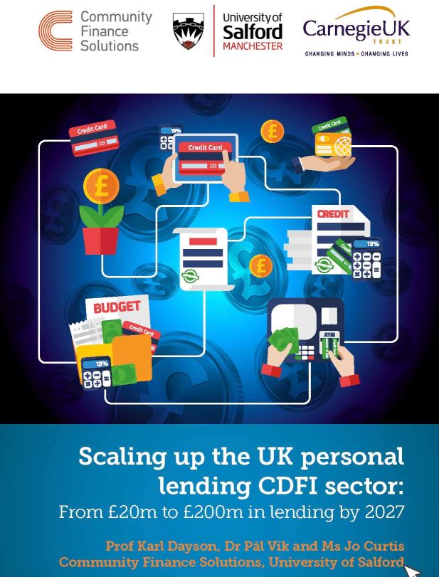 Scaling up the UK personal lending CDFI sector report welcomed ...